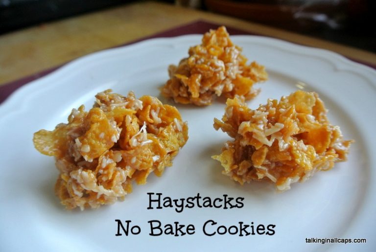 Haystacks – Cornflake and Toffee No Bake Cookies
